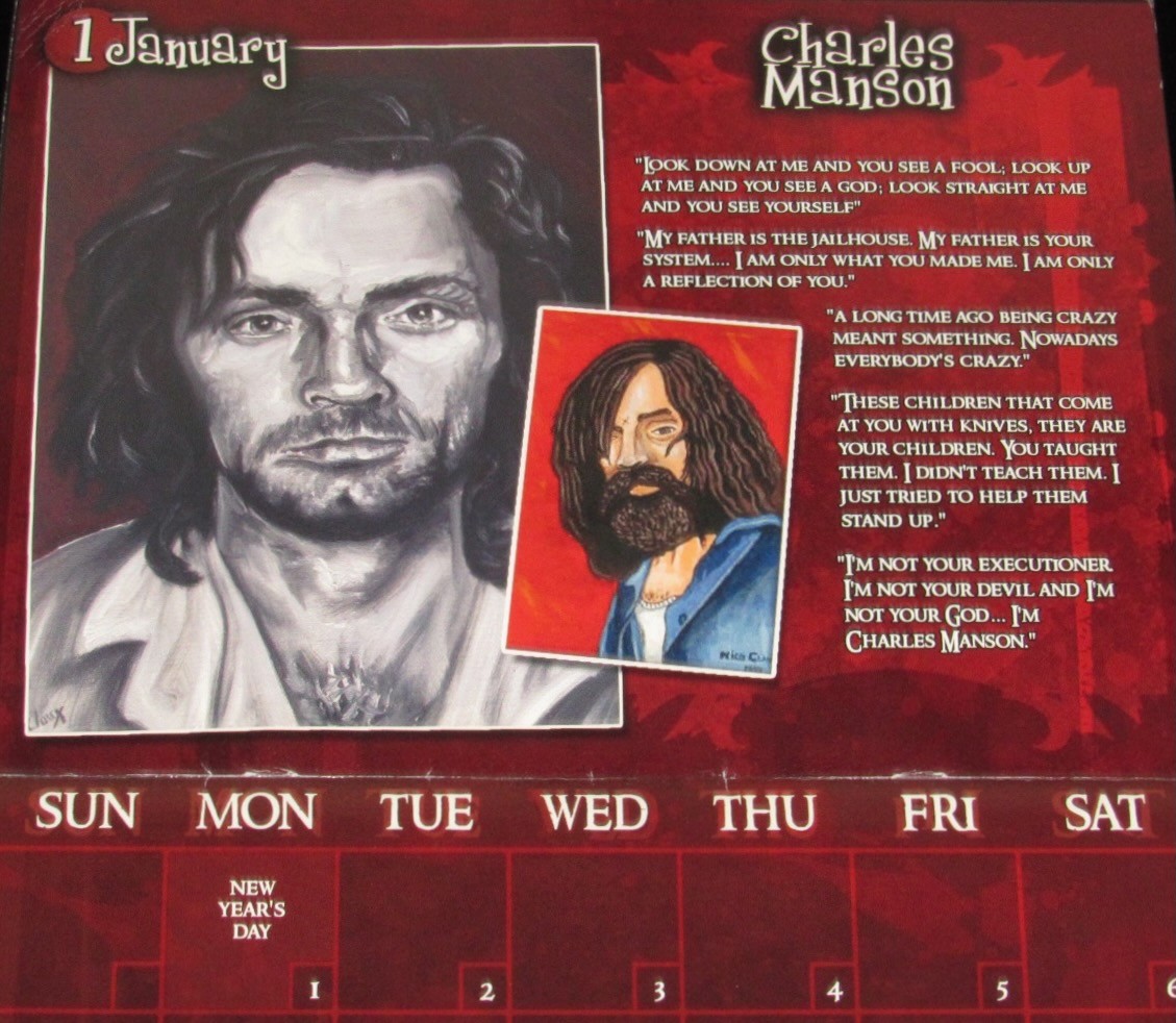 「2007 SERIAL KILLER CALENDAR」 | 絶版漫画専門 じゃんくまうす