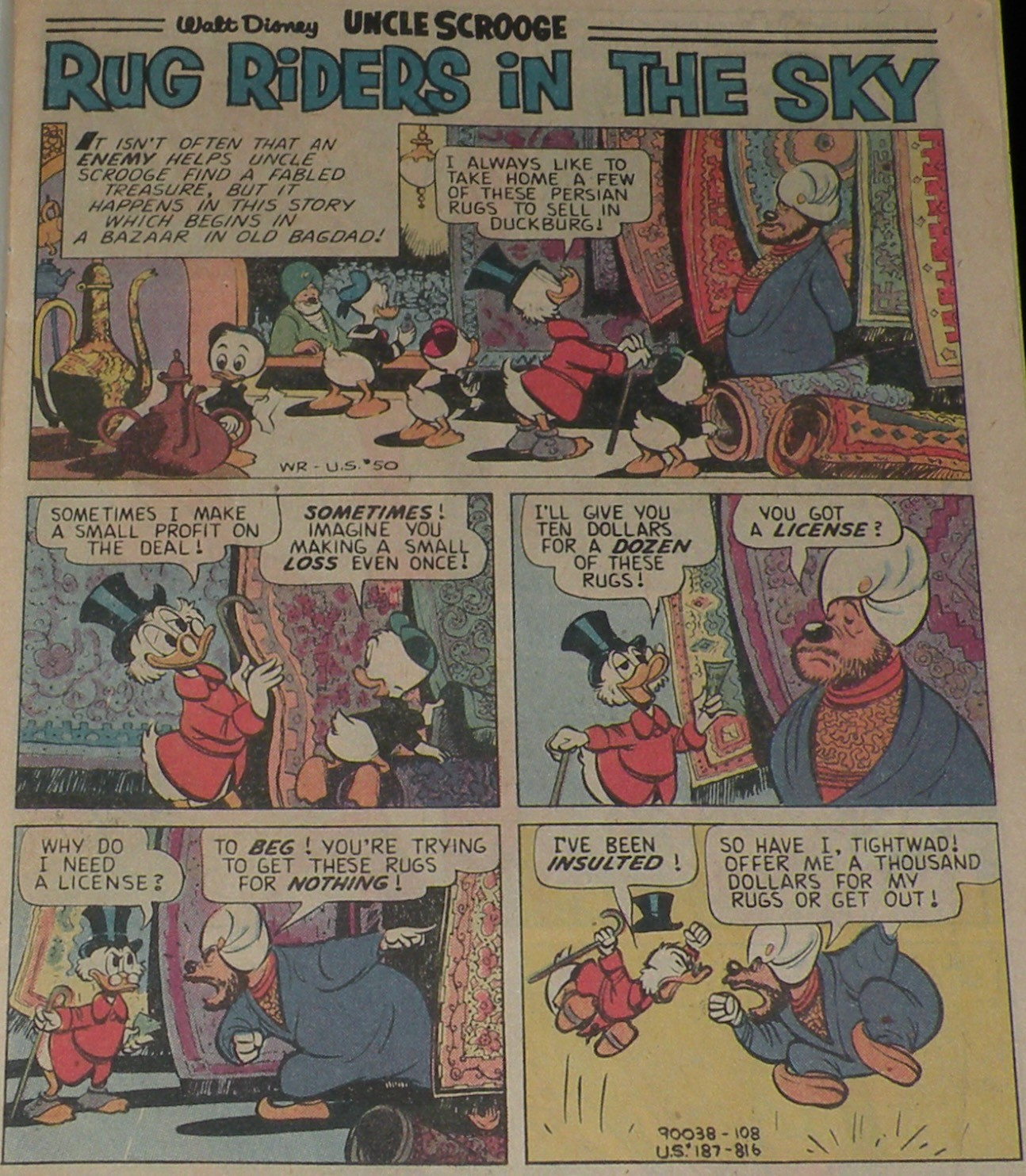 洋書】WALT DISNEY Uncle Scrooge No.187」 | 絶版漫画専門 じゃんくまうす